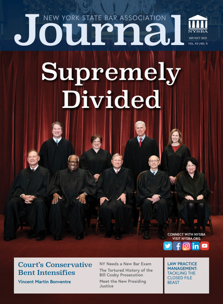 NYSBA Journal: September-October 2021 - New York State Bar Association