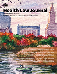 Health Law Journal- Vol. 27 No. 3 - New York State Bar Association