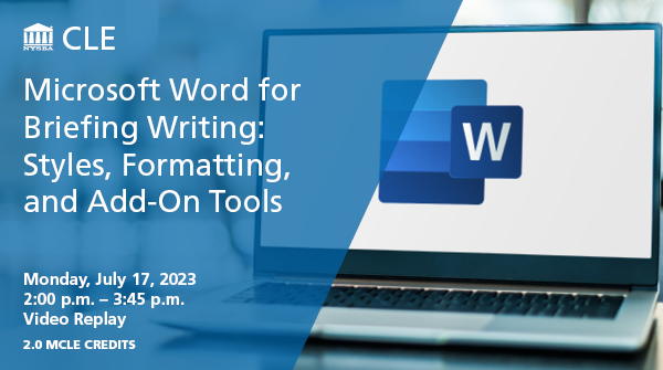 Microsoft Word for Briefing Writing: Styles, Formatting, and Add-Ons ...