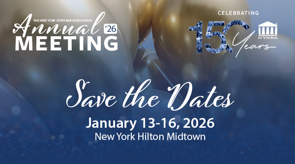 NYSBA Annual Meeting 2026 - New York State Bar Association